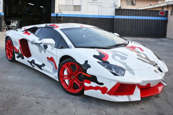 Customized Lamborghini Aventador